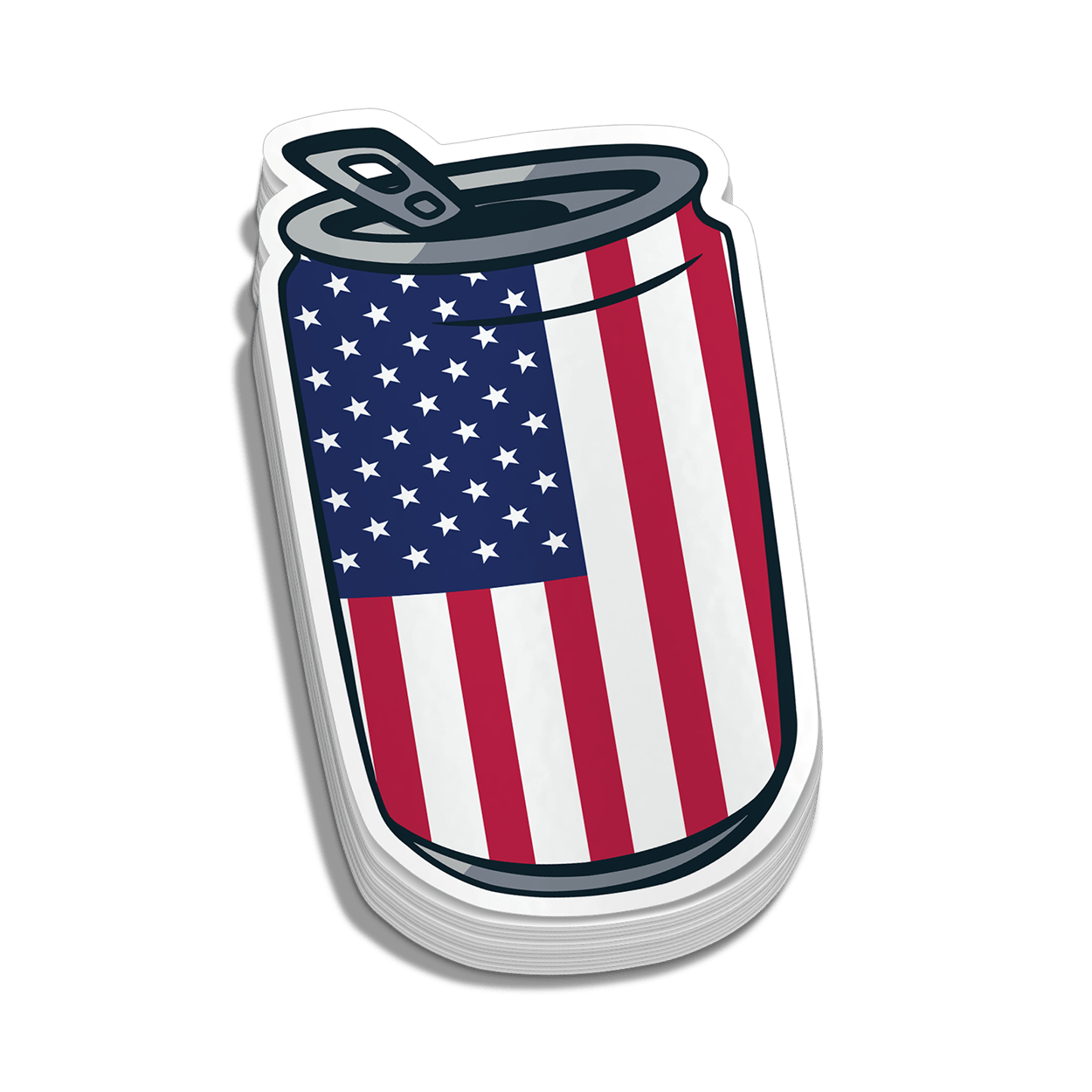 USA Can Hard Hat Decal – Divided We Fall