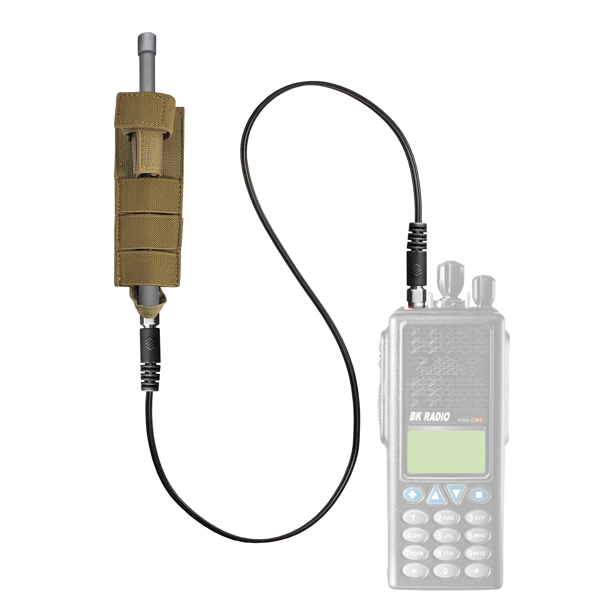 Tactical Antenna Relocation Kit(Black, Tan, or Green) - Bendix King(BK ...
